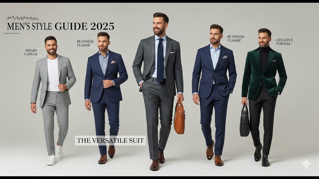 Versatile Men's Suits for Every Occasion | Style Guide 2025 - YouTube