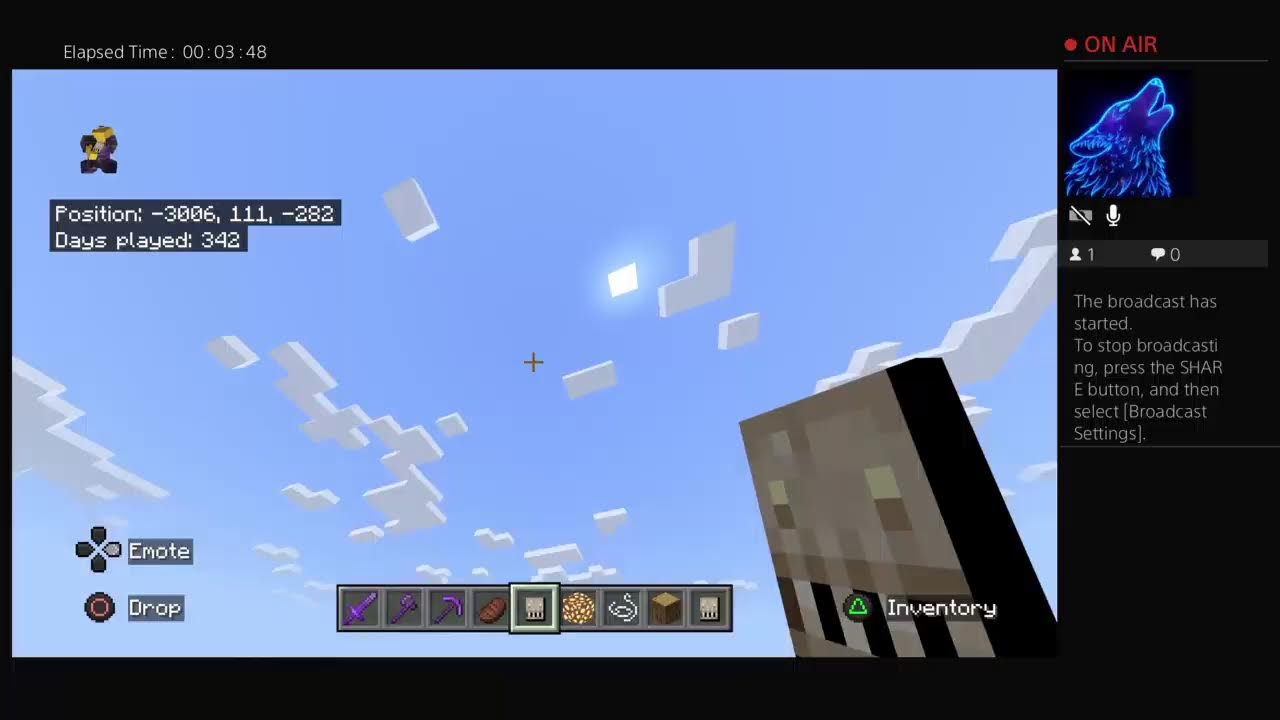 Minecraft cave dweller (Chase scene!!!) Full vid!!!! - YouTube