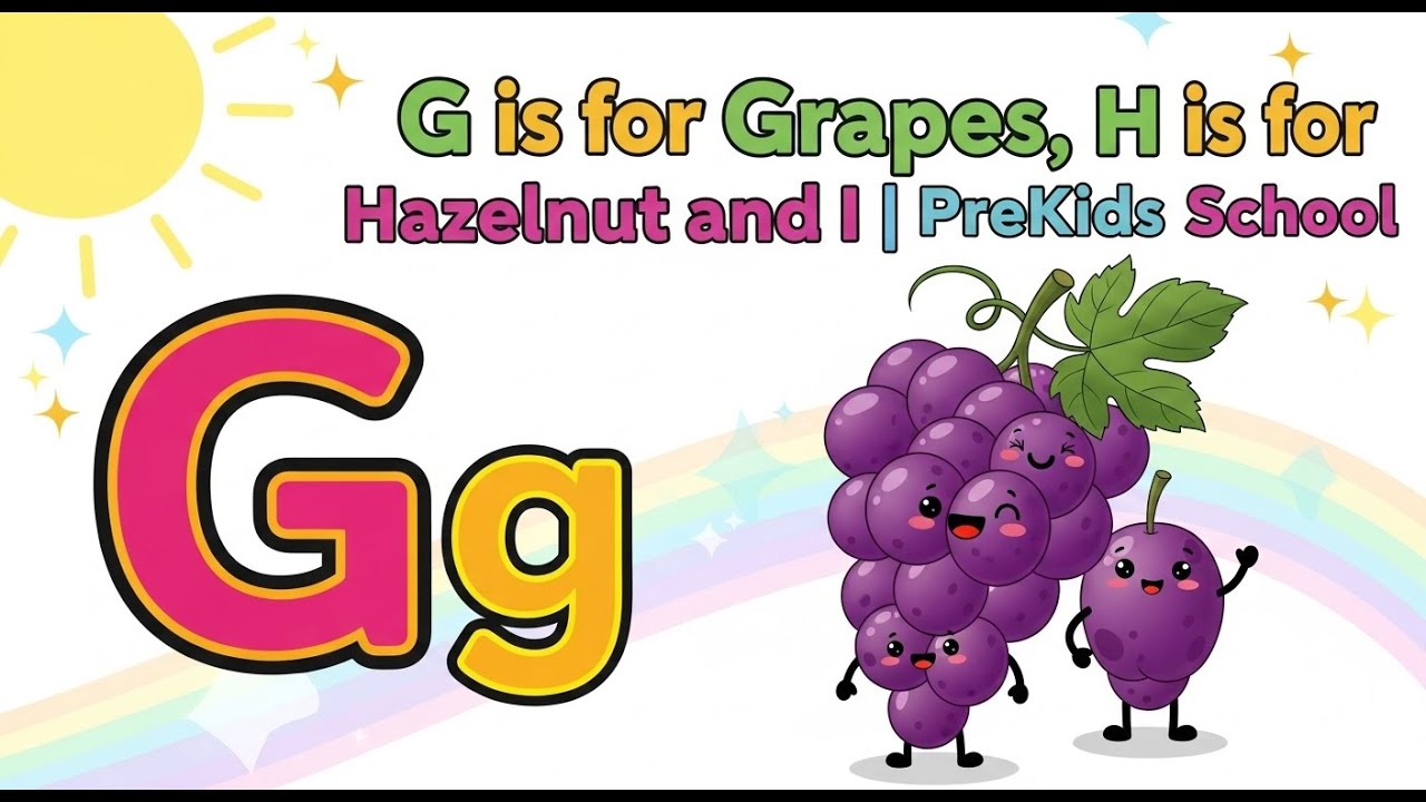 Learn Alphabet G, H and I | Kids Fun Learning | ABC Phonic Songs of ...