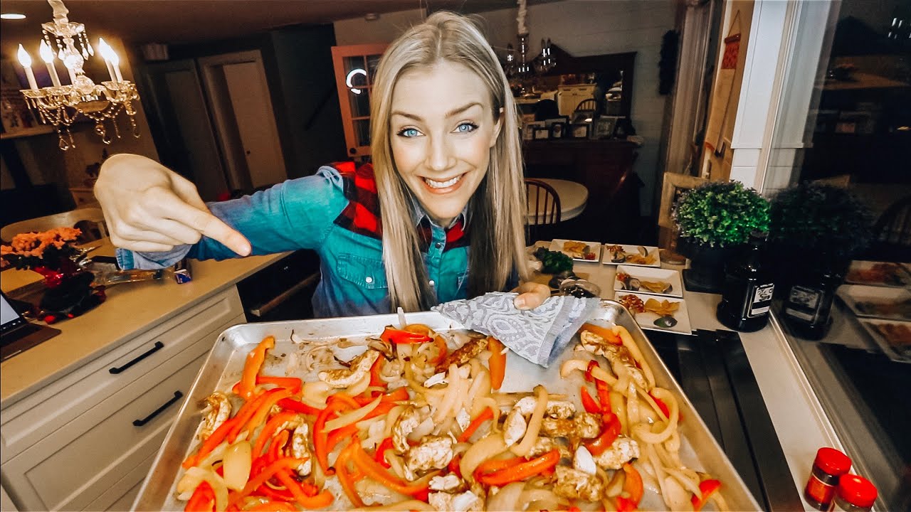 OVEN BAKED FAJITAS! Healthy Dinner || Food kids will eat! - YouTube