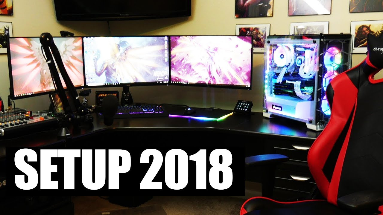 SETUP 2018 : CORSAIR ET FULL RGB !!! - YouTube