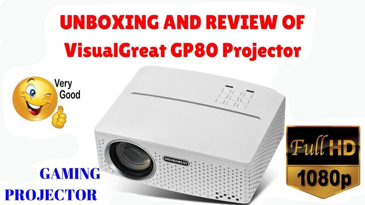 ViviBright GP80 Portable Projector Unboxing and Physical Overview - YouTube