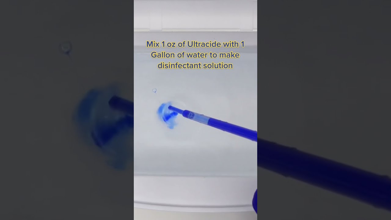 Ultracide Sterilizing Tray w/ Super Concentrated Disinfectant - YouTube