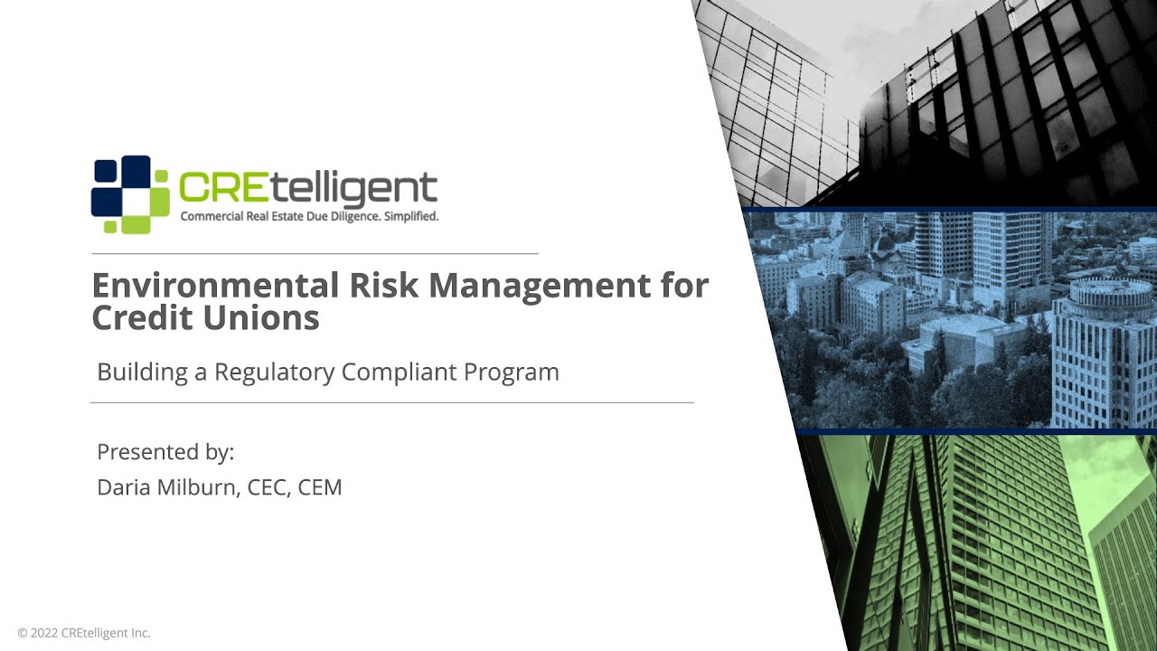 CREtelligent Webinar: Demystifying Environmental Risk Management - YouTube