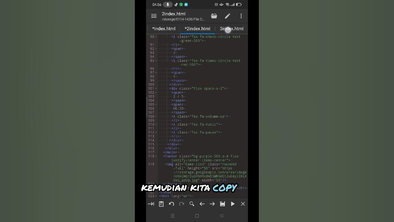 Tutorial Coding HTML Sederhana dengan Editor Code - YouTube