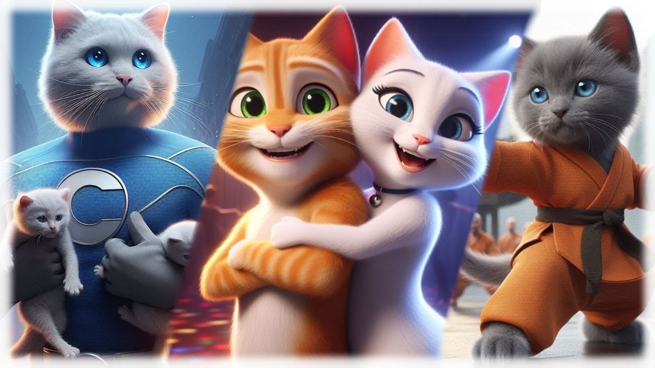 Heartwarming AI Cat Stories Compilation #1 | Cute & Emotional Moments 🐱 ...