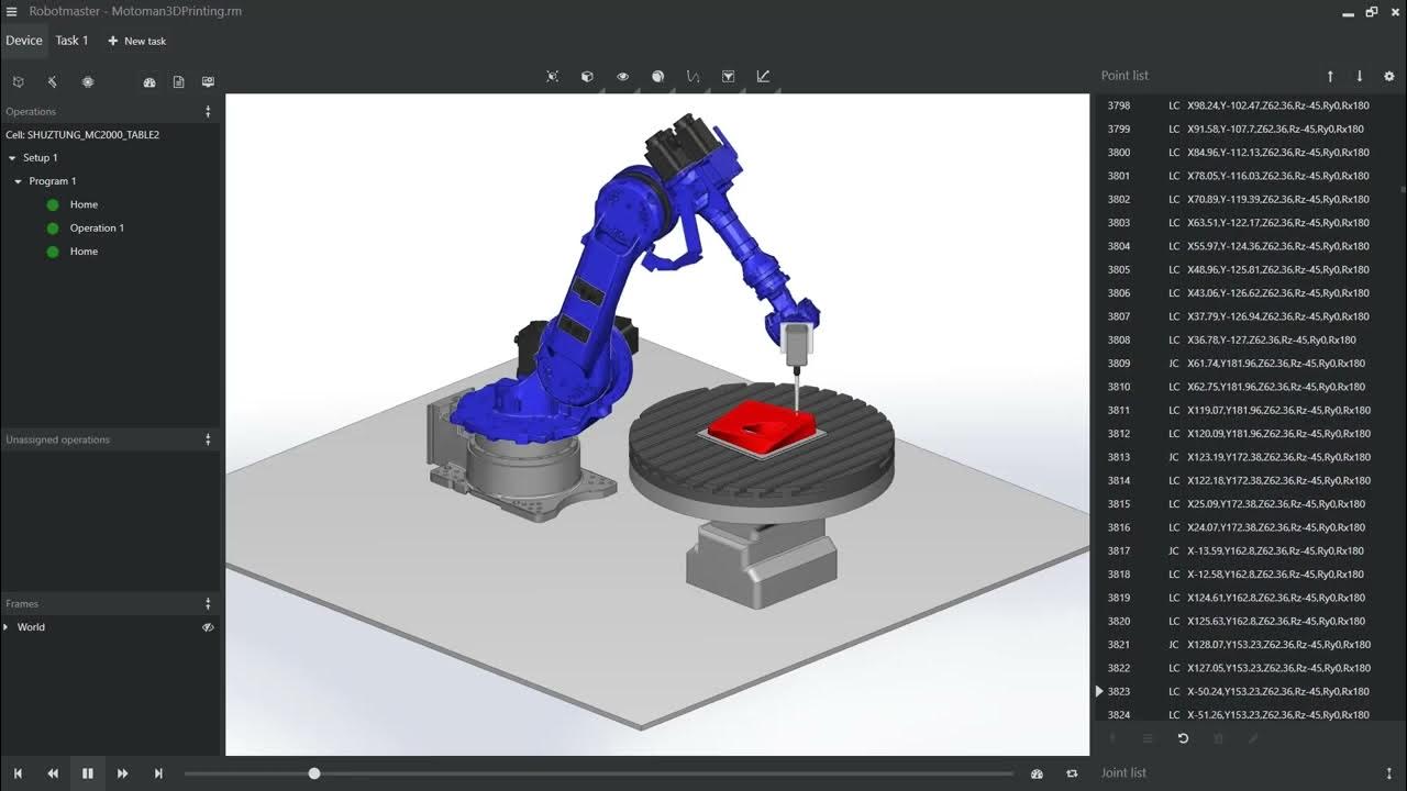 Robotic Programming | Additive Manufacturing with Motoman Robot - YouTube
