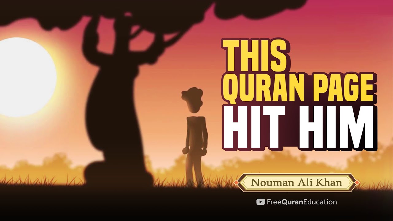 One Random Quran Page Changed His Life 🤯 - YouTube