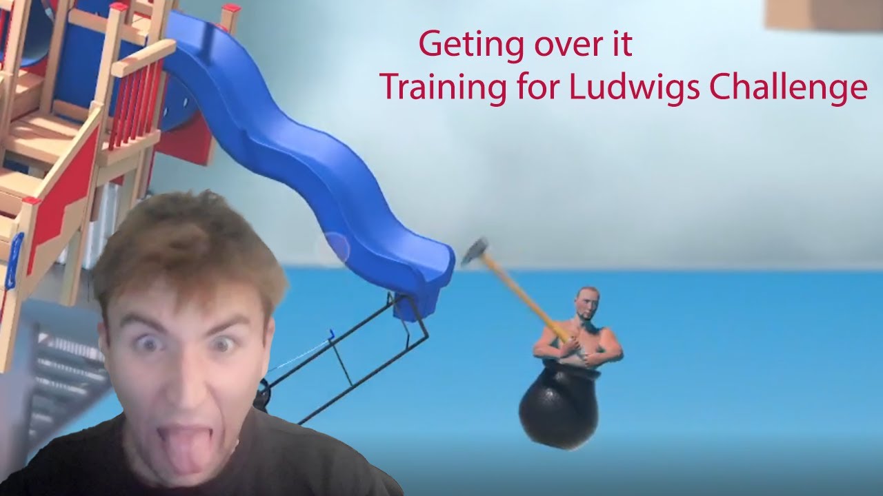 practicing for Ludwig’s Foddian God Gamer Gauntlet – Getting Over It ...