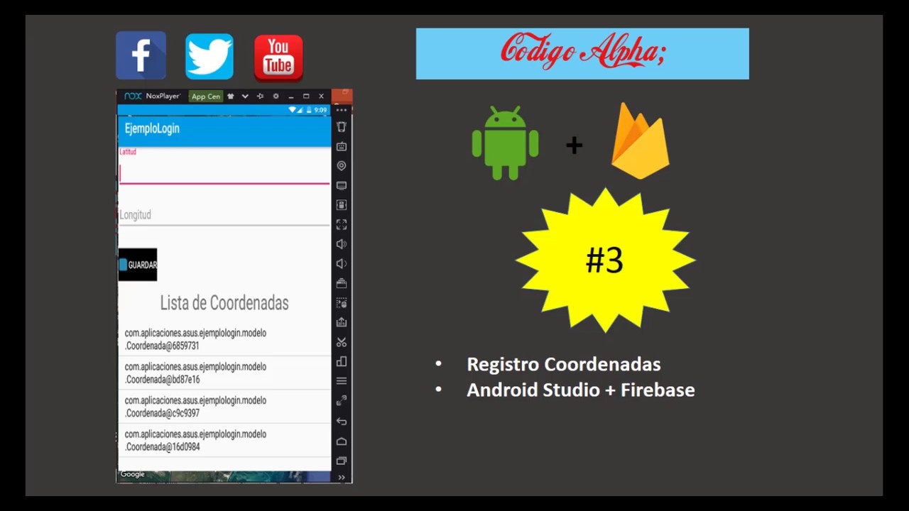 Mapas Firebase Android Studio Video #3 - YouTube