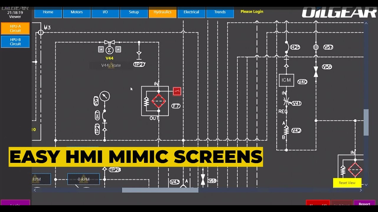How I Create My Hydraulic Mimic Screens For HMIs - YouTube