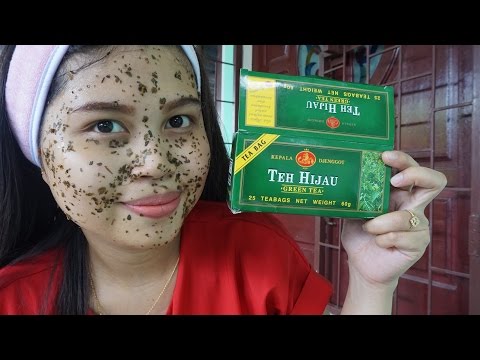 wajah mulus bebas jerawat dengan masker teh hijau
