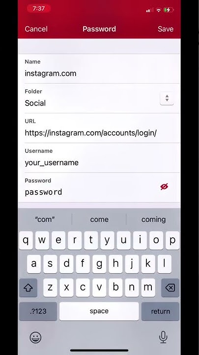 How to safely save and share a password with your social media manager ...