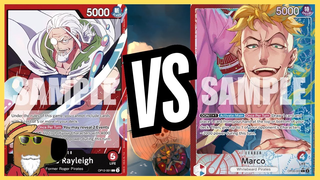 [OP12] Rayleigh Gameplay vs RU Marco | VOD REVIEW | ONE PIECE CARD GAME ...