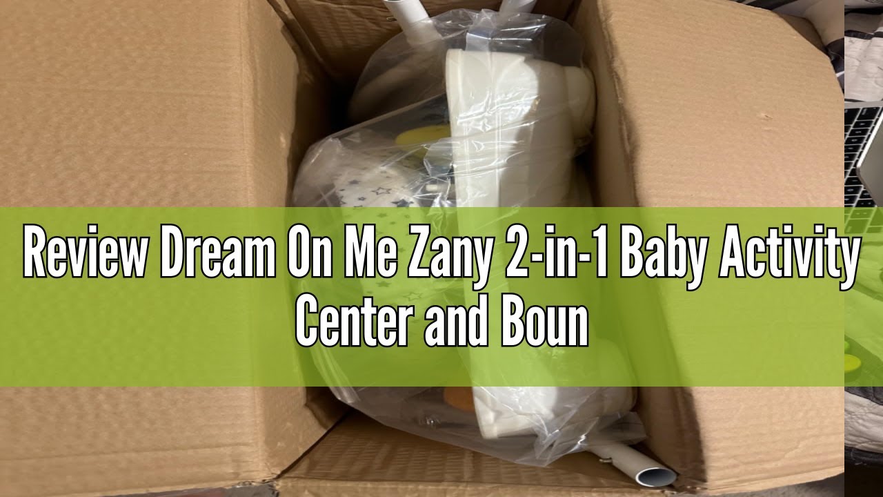 Review Dream On Me Zany 2-in-1 Baby Activity Center and Bouncer in Star ...
