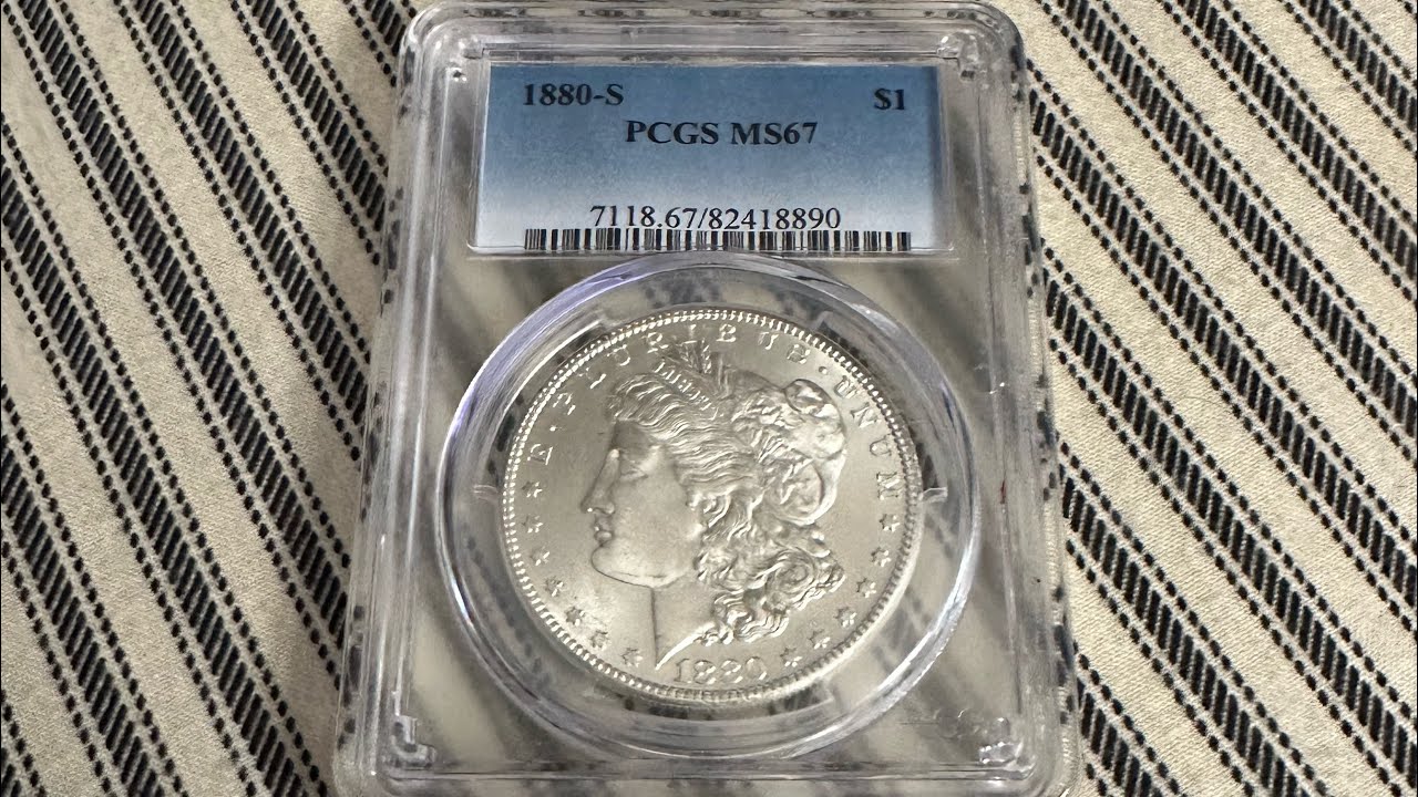 1880-S PCGS MS67 Morgan Silver Dollar - YouTube