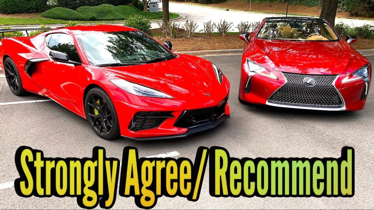 2020 C8 Mid Engine Corvette Owner DRIVES LC 500 Lexus Coupe! *Here's My ...