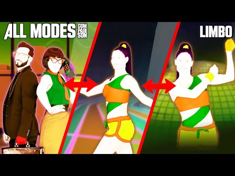 JUST DANCE COMPARISON - LIMBO [ALL MODES]