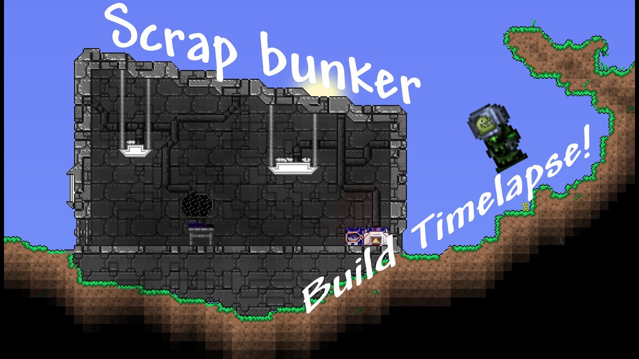 Scrap Bunker Build | Timelapse | Terraria 1.4.1 - YouTube
