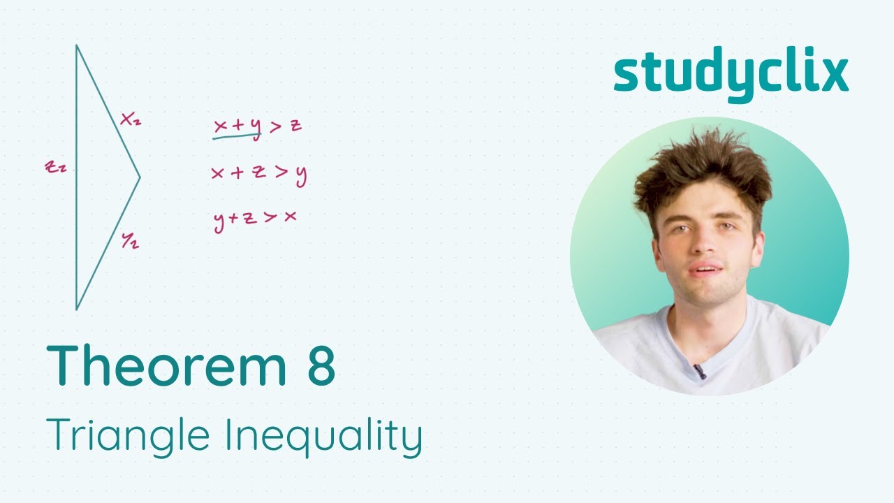 8. Maths Theorem 8: Triangle Inequality; Leaving Cert Geometry Proof ...