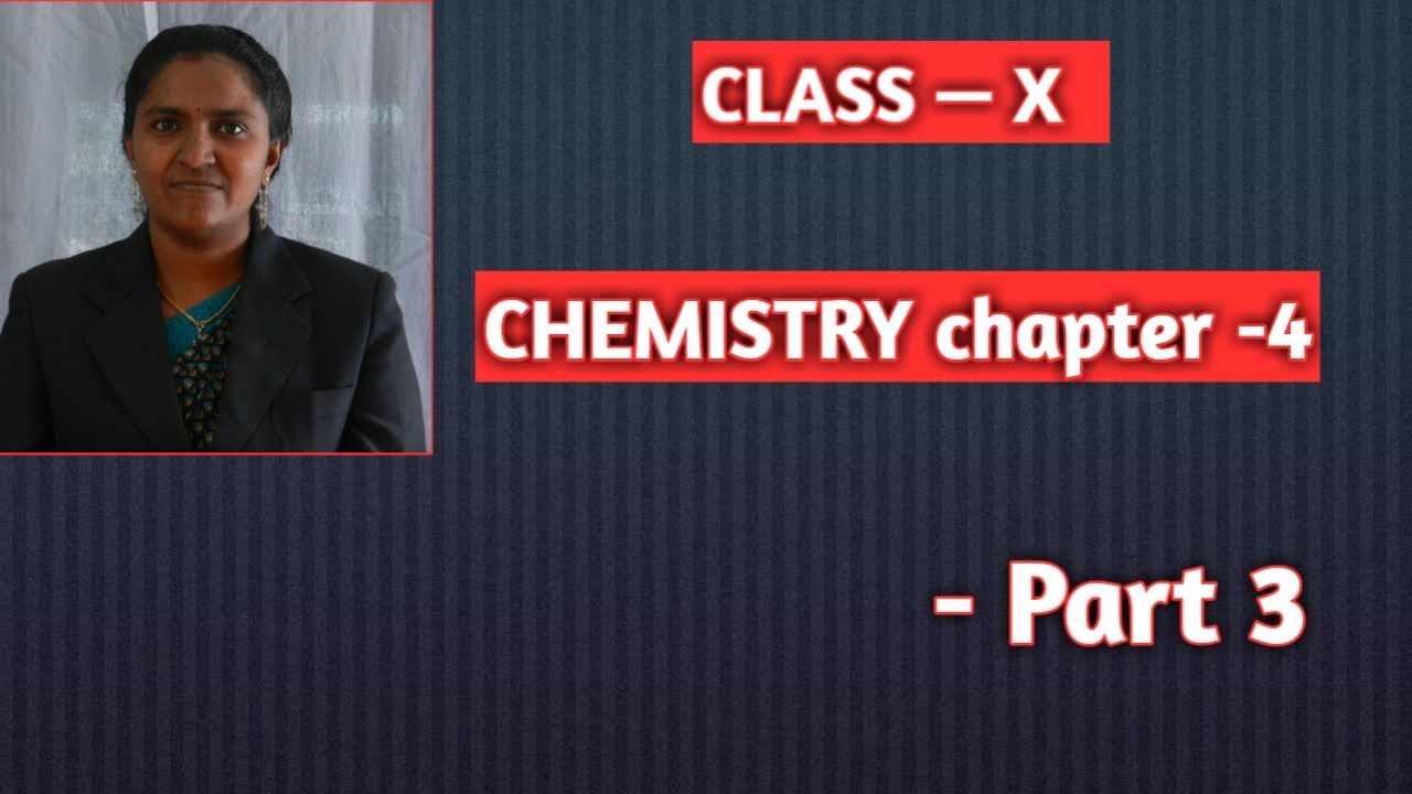 Class 10 chemistry chapter 4 part 3 - YouTube
