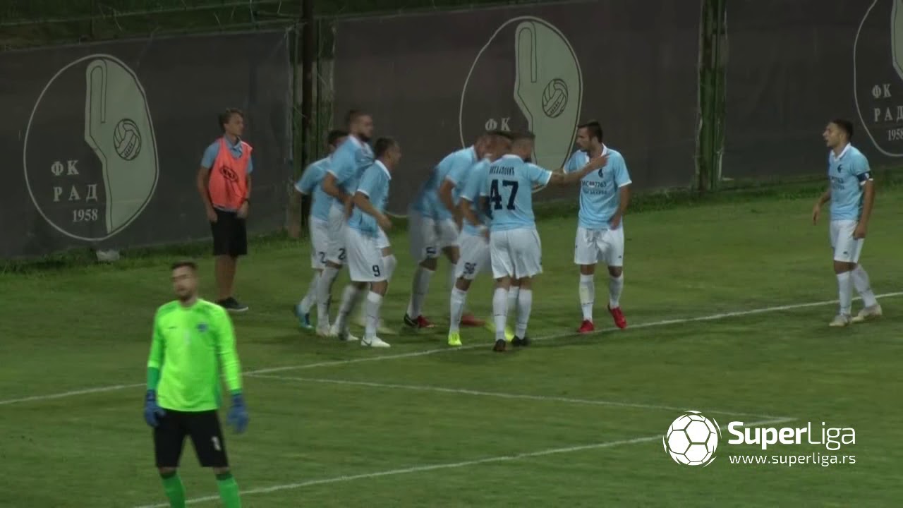 Super liga 2018/19: 4.kolo: RAD – RADNIK 3:1 (2:1) - YouTube