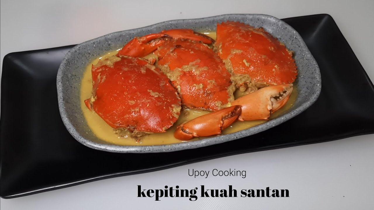 kepiting kuah santan mudah dibuat - YouTube