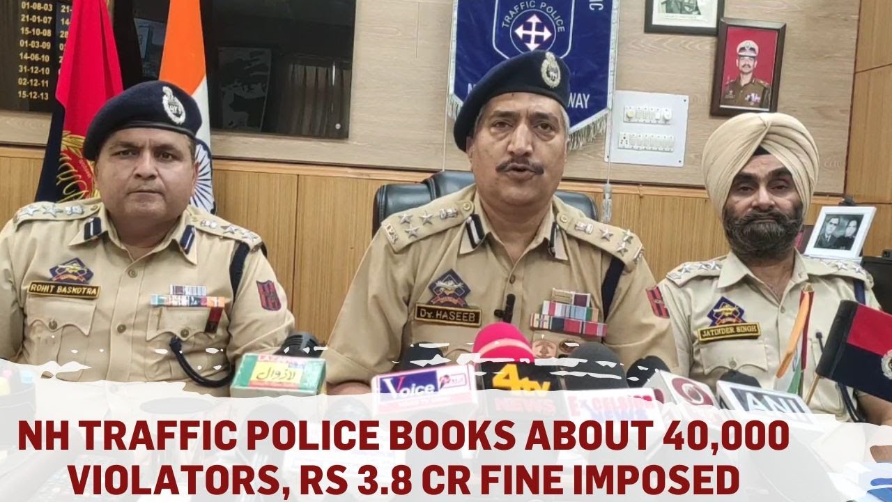 NH Traffic Police Books About 40,000 Violators, Rs 3.8 Cr Fine Imposed ...