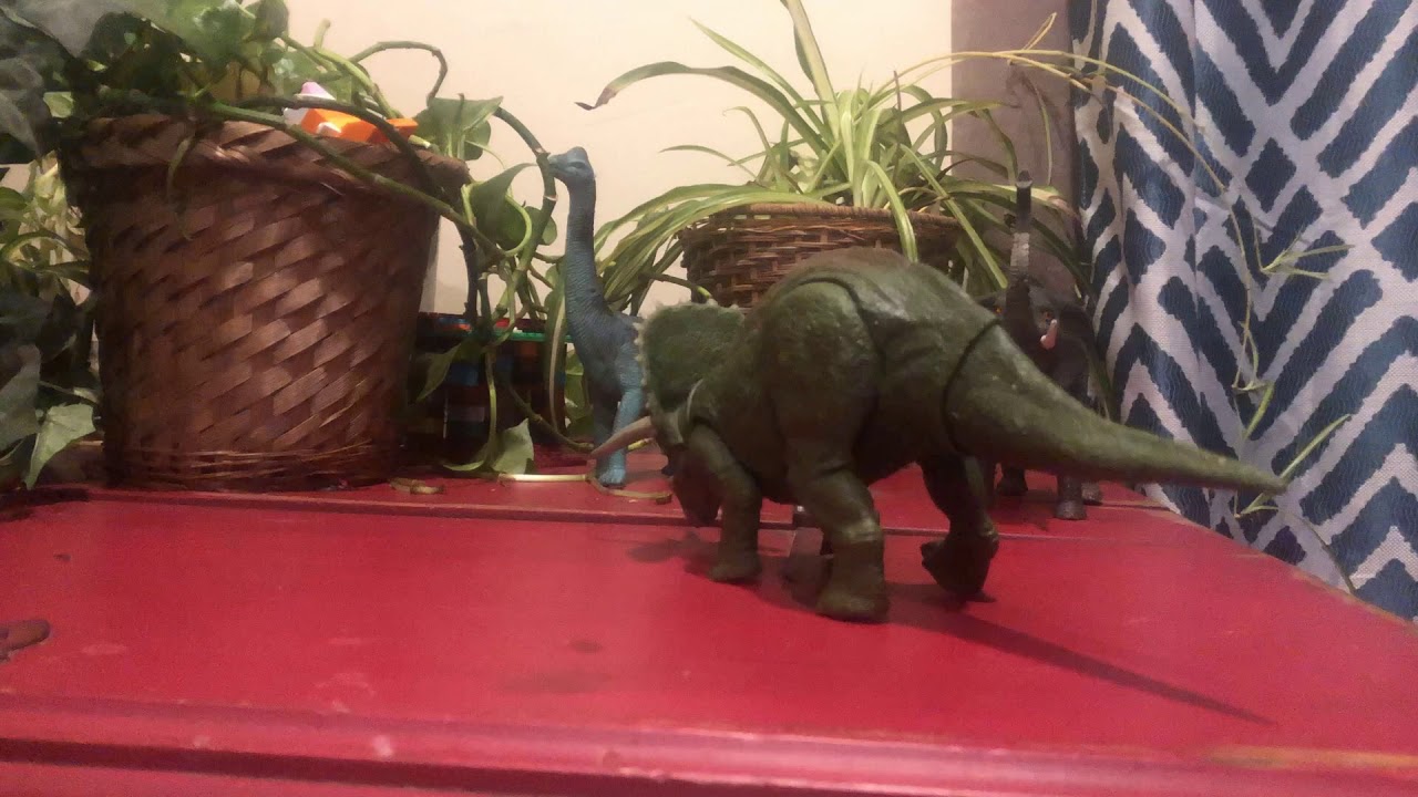 The epic Battle of the dinosaurs 🦕 🦖 stopmotion - YouTube