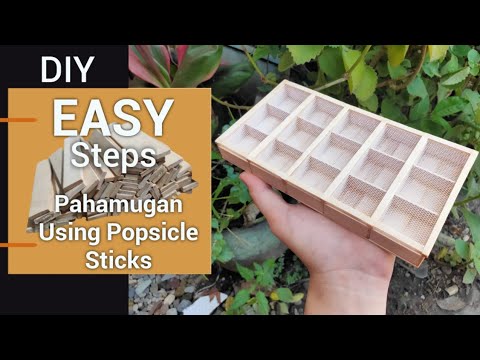 DIY LALAGYAN NG GAGAMBA #27 | Popsicle Sticks | Pahamugan | Birch Wood ...