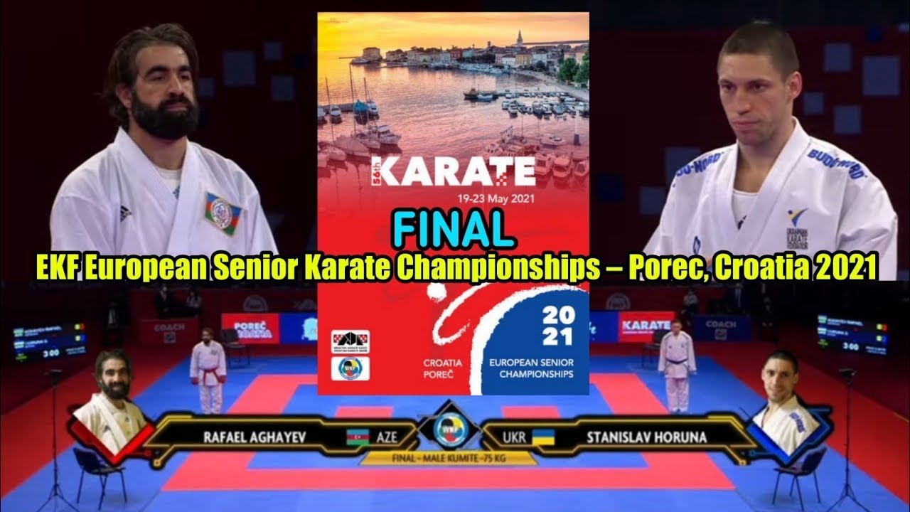 Final European Karate Championships 75 Kg - YouTube