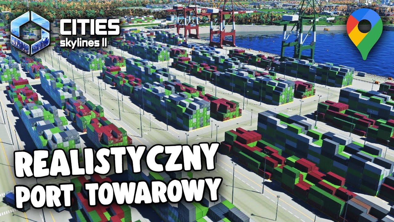 Cities: Skylines 2 #104 - Port towarowy z Google Maps (2025) - YouTube