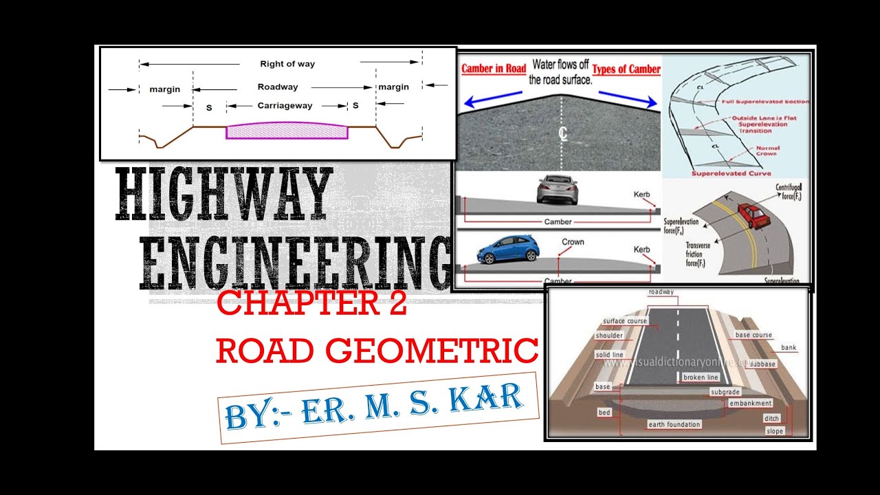 HIGHWAY ENGINEERING||ROAD GEOMETRIC|| LECTURE-2|| PART-1 - YouTube