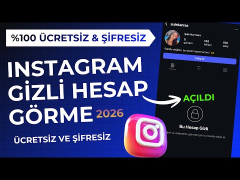 İNSTAGRAM GİZLİ HESAP GÖRME YÖNTEMİ 2025 (%100 ÜCRETSİZ VE ŞİFRESİZ UYGULAMA 2026)