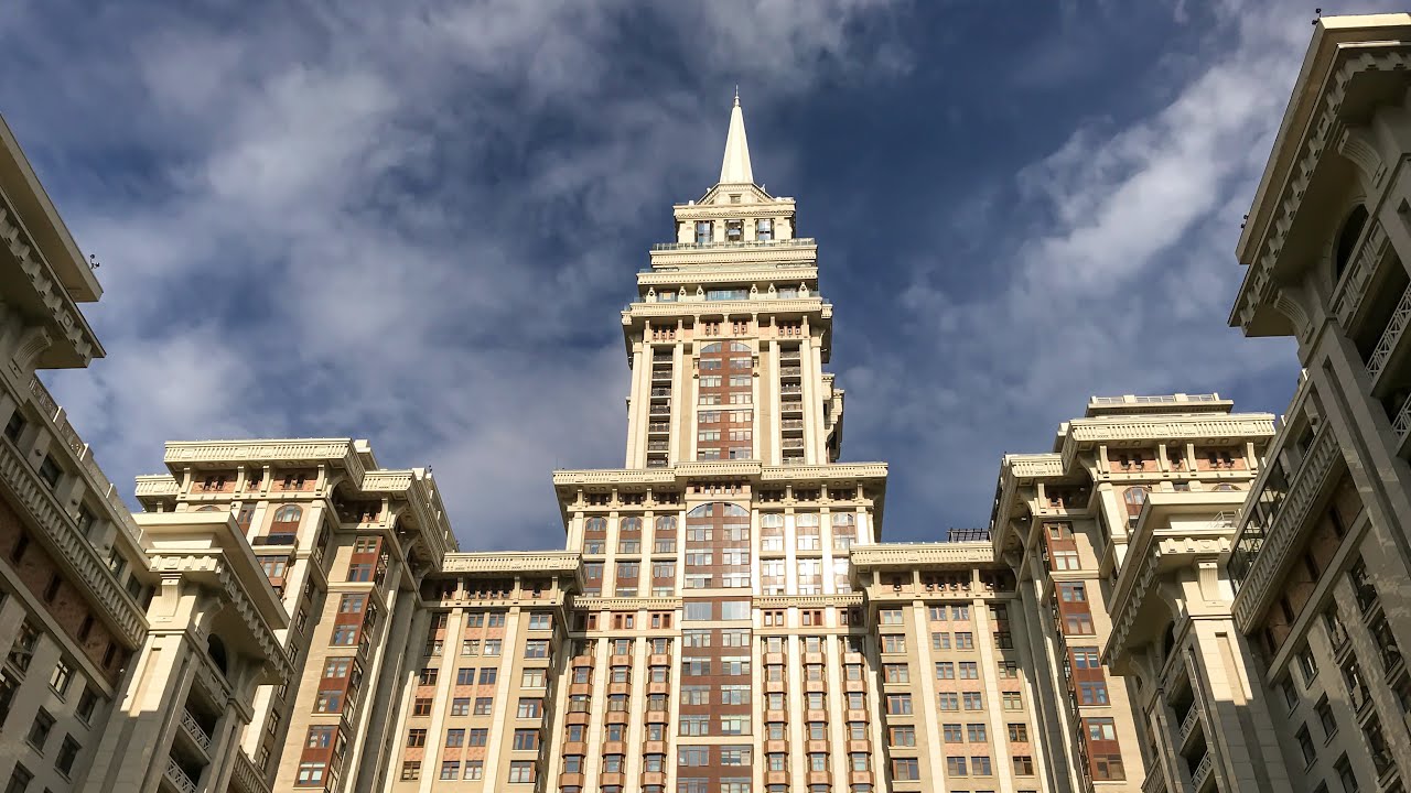 МОСКВА.ТАЙМЛАПС. ТРИУМФ ПАЛАС. MOSCOW TIMELAPSE. TRIUMPH PALACE. - YouTube