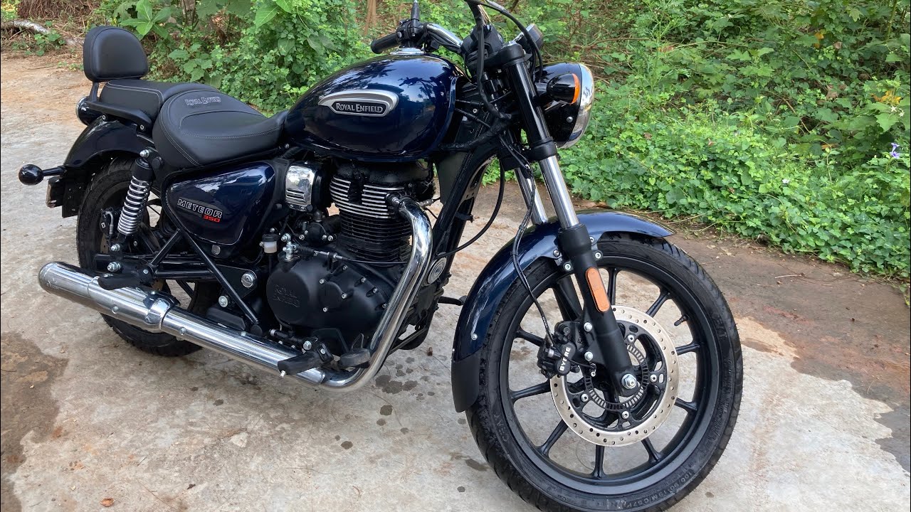 Royal Enfeild meteor 350 stellar blue look |meteor 350 walk around|2021 ...