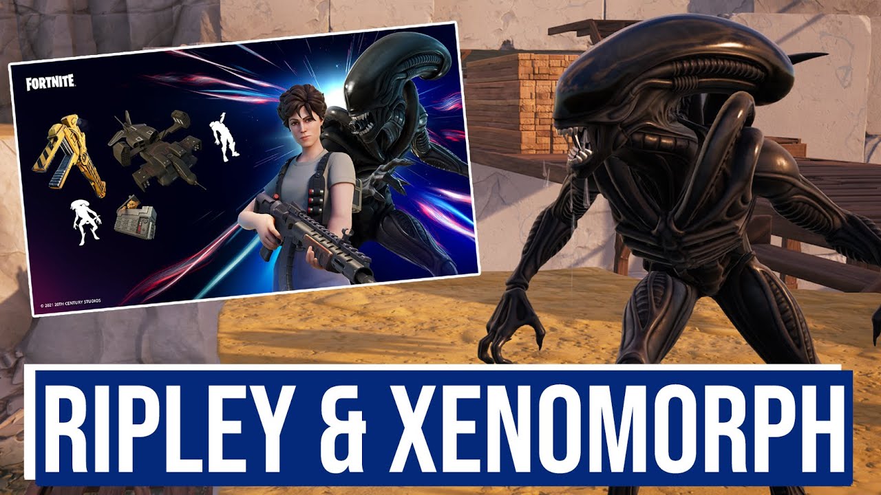 RIPLEY & XENOMORPH BUNDLE IN FORTNITE! Gameplay & Review! - YouTube