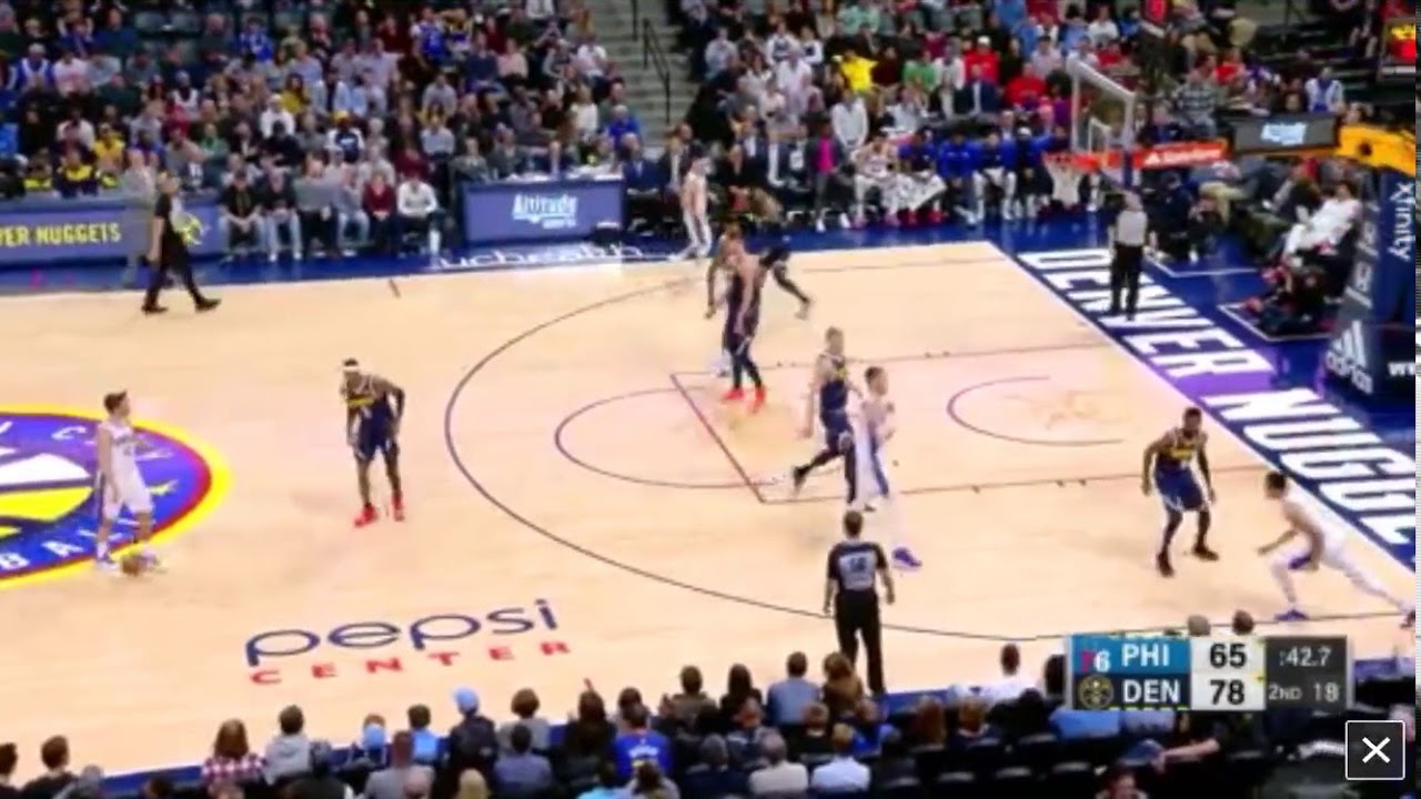 Denver Nuggets score 78 in the first half! Season 2018/2019 - YouTube