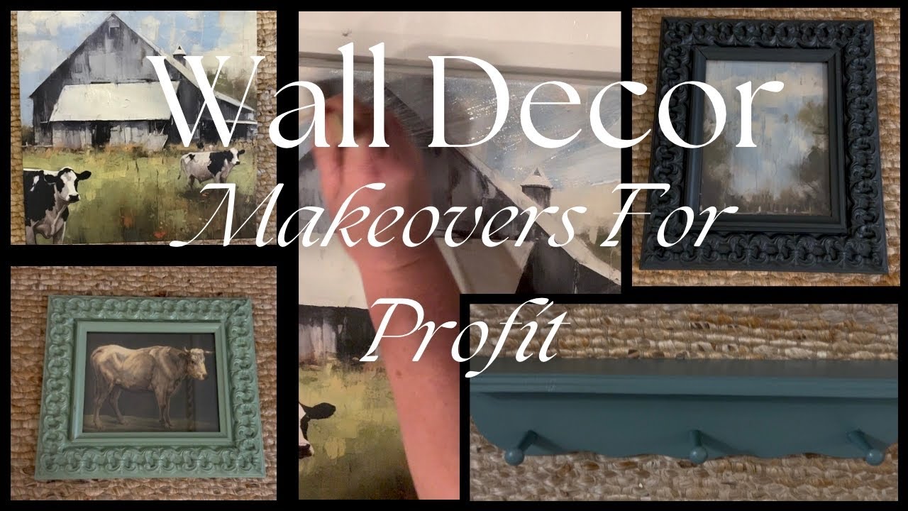 Transforming Junk into High-End Wall Decor for Profit- Restocking My Vintage Booths 2025 - YouTube