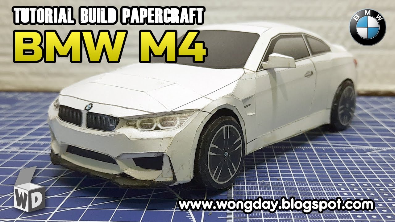Build Papercraft BMW M4 - YouTube