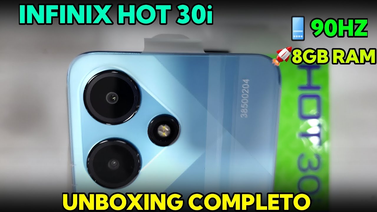 INFINIX HOT 30i (UNBOXING COMPLETO) - YouTube