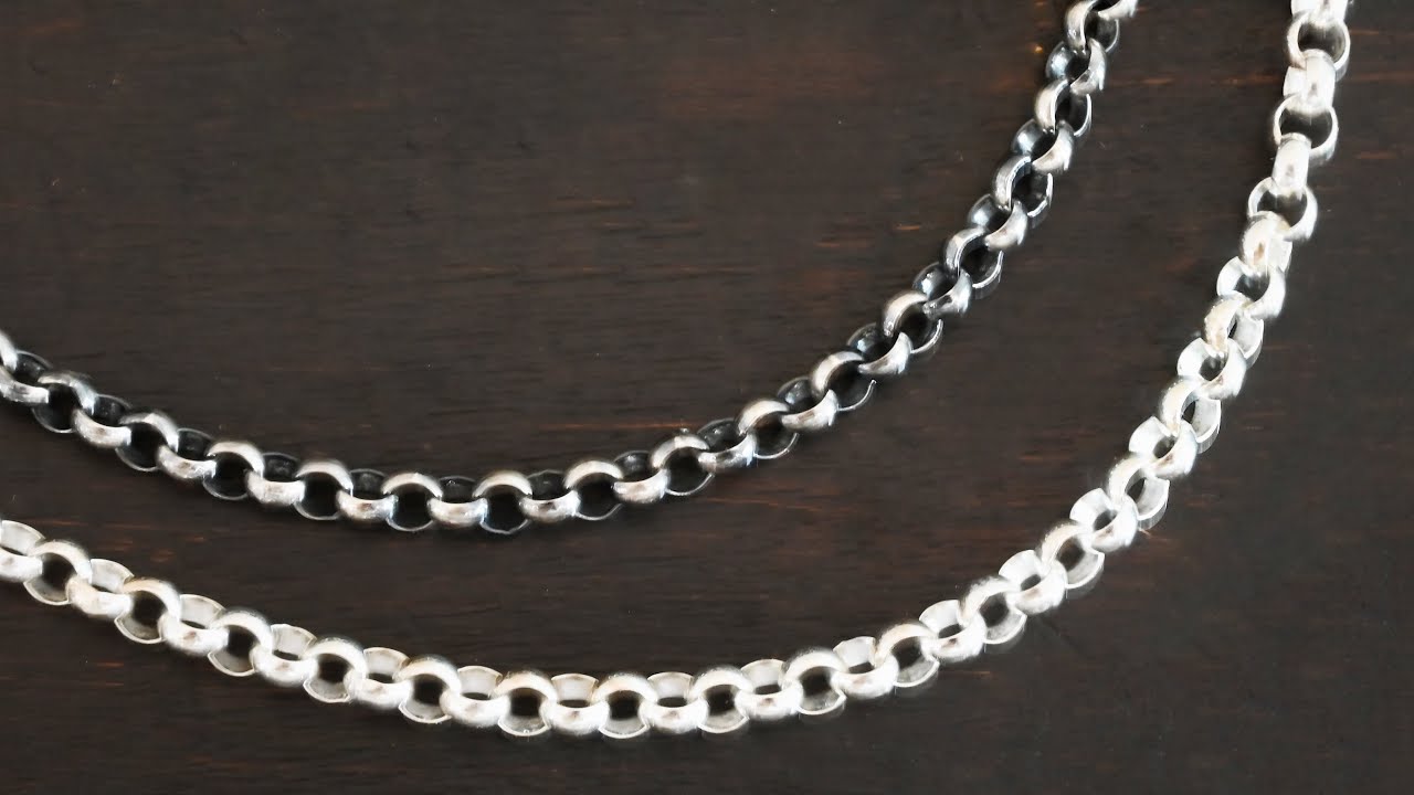 Roxy Rolo Chain 30” Oxidized - YouTube