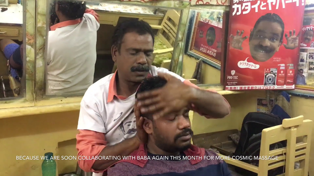 Worlds Greatest Head Massage|Baba Cosmic Barber| Face Massage |Cosmic ...