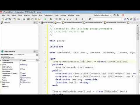 Delphi Labs: DataSnap XE - Server Methods Lifecycle (Part 2/2) - YouTube