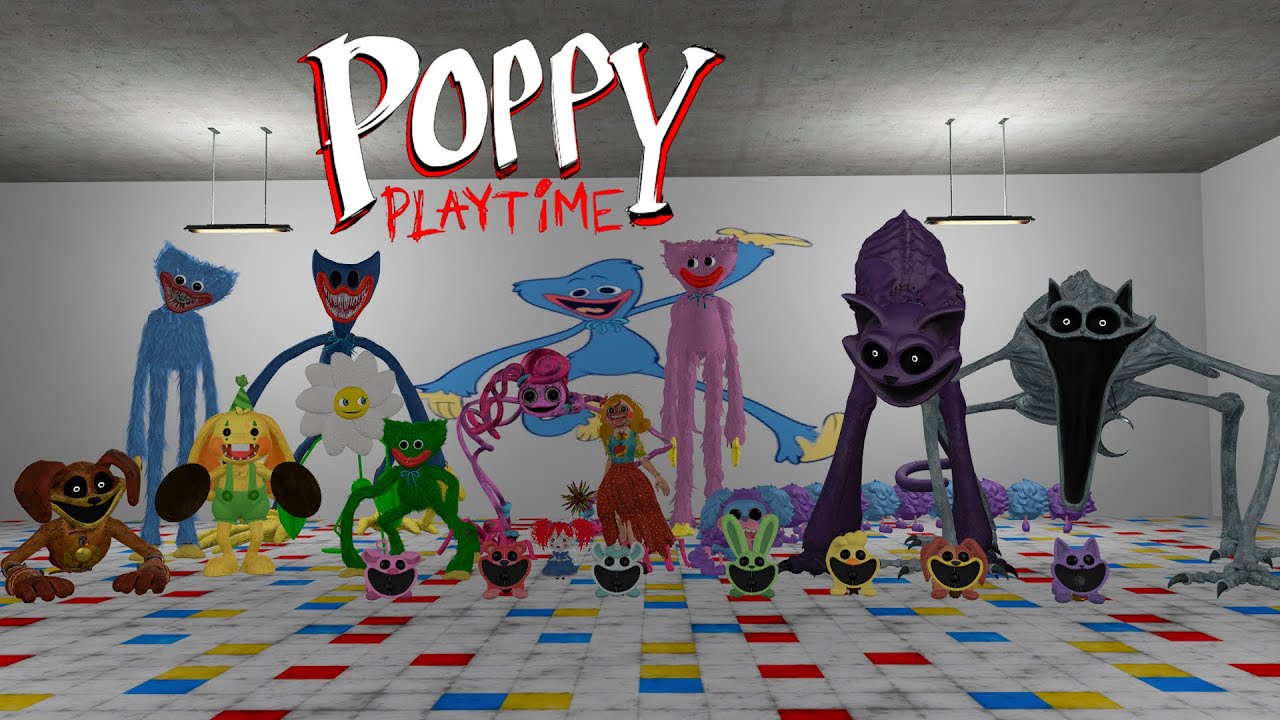 All characters from Poppy Playtime (1 - 3) - YouTube