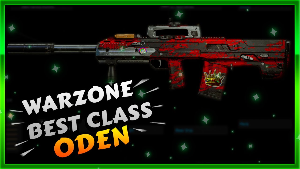 La MEJOR CLASE ODEN en WARZONE - BEST ODEN Class in WARZONE #warzone # ...