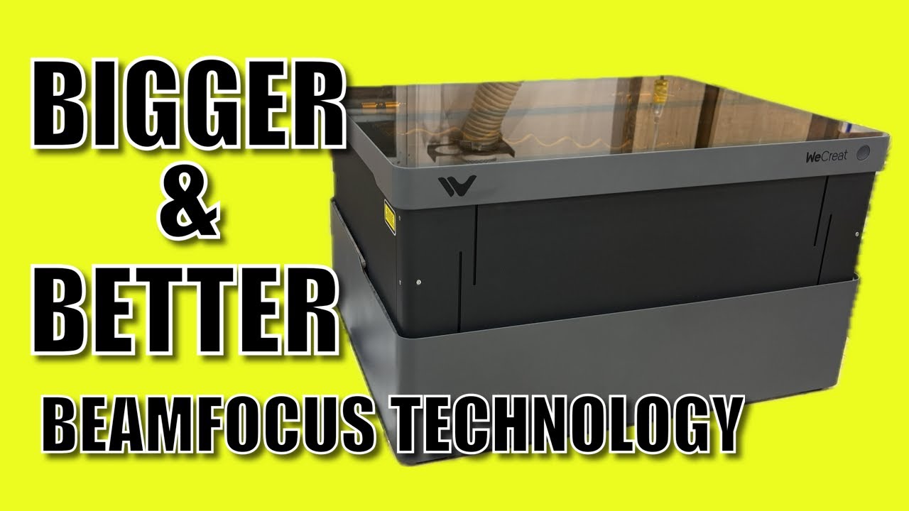 WeCreat Vision Pro 45watt Laser Engraver/Cutter - BeamFocus Technology ...