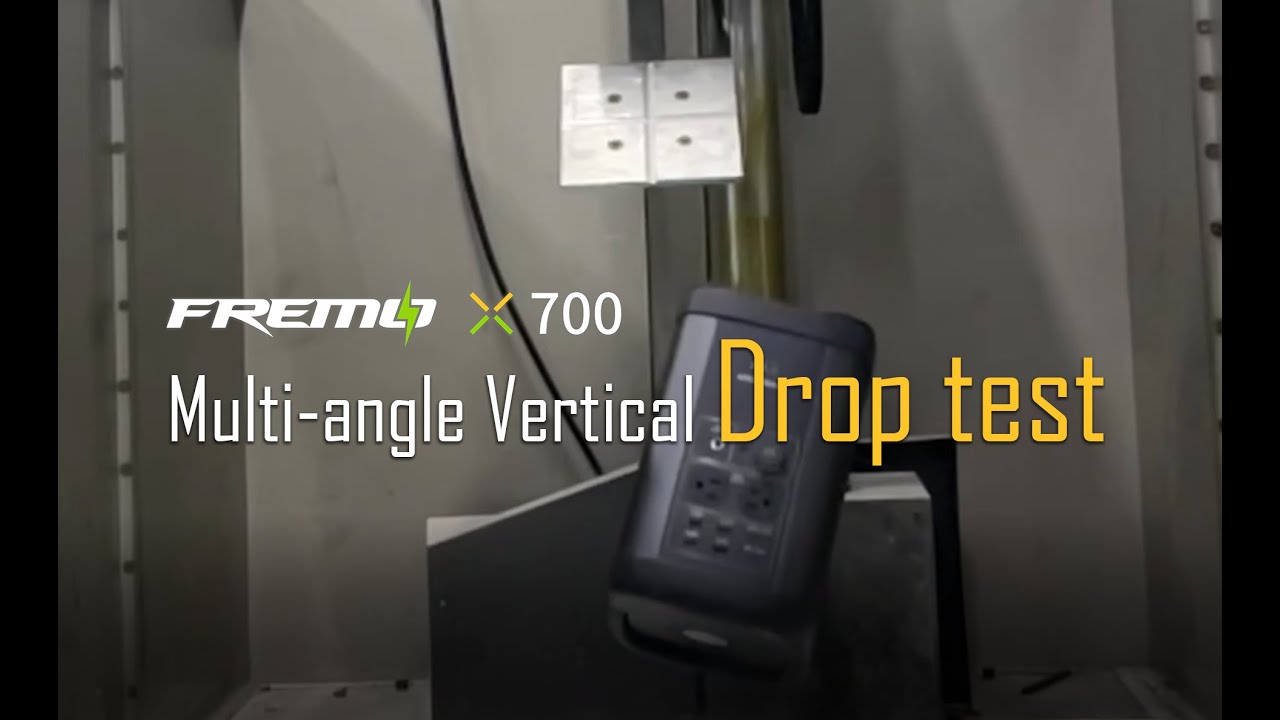 FREMO X700 multi-angle vertical drop test - YouTube