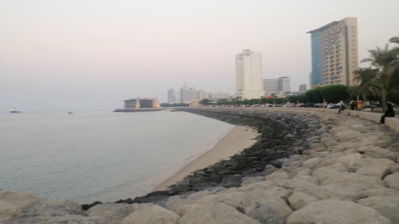 THE BEAUTY OF KUWAIT SEASIDE MARINA - YouTube