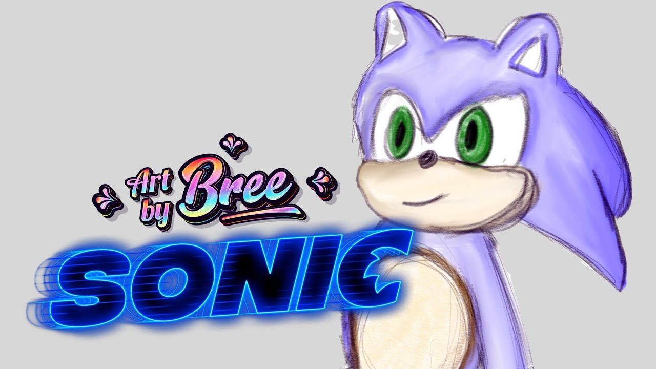 How to Draw 0004 - SONIC | Basic Drawing, Coloring, Painting for Kids ...